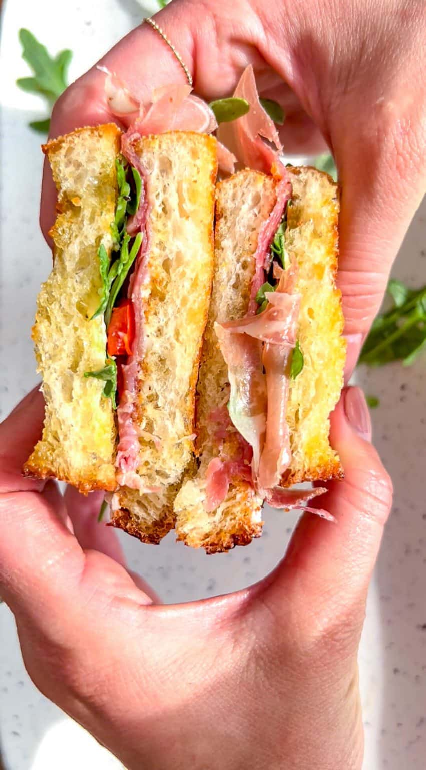 Truffle Butter Prosciutto Sandwich - bon abbetit