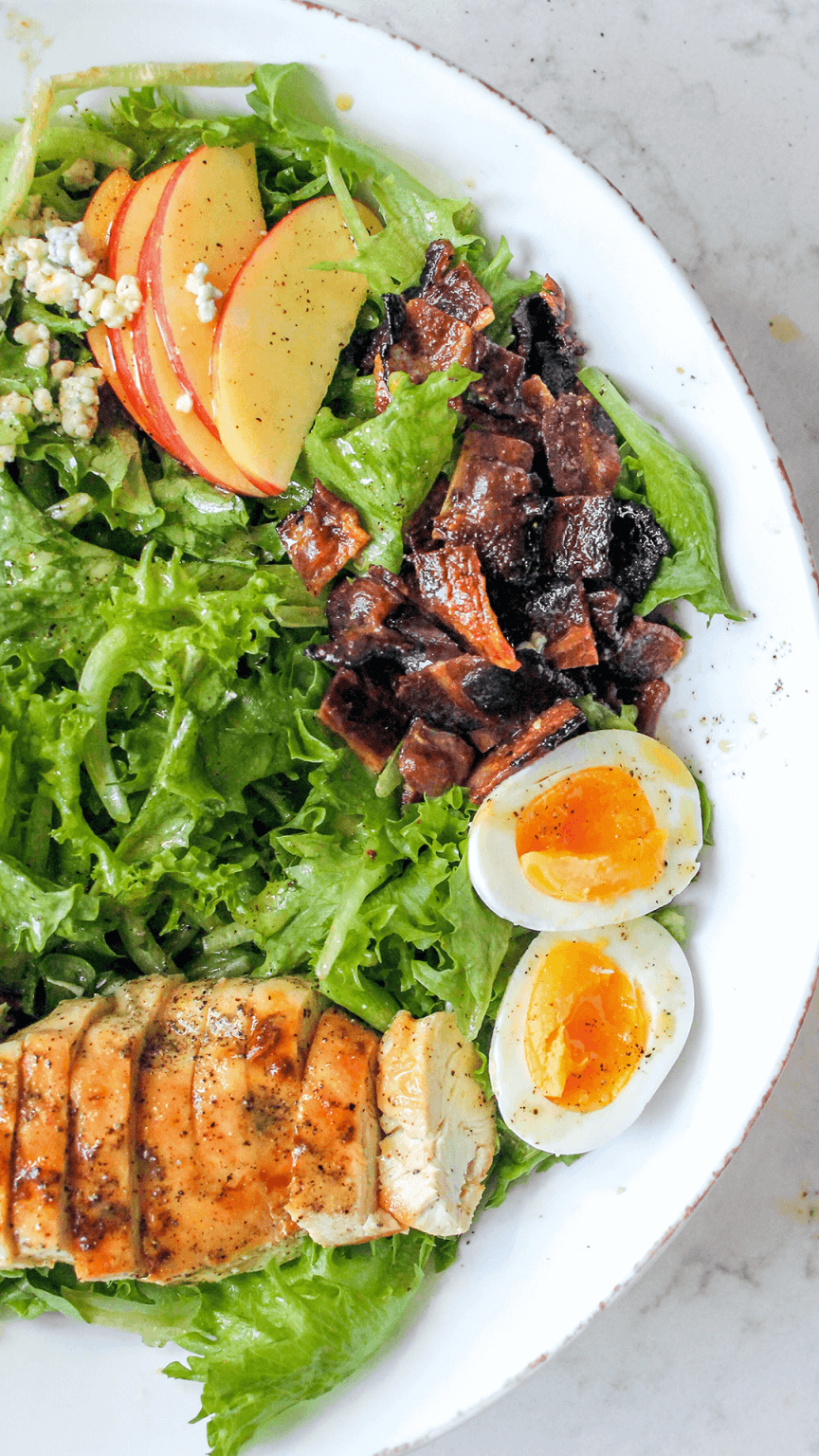 Autumn Cobb Salad With a Cider Honey Dijon Vinaigrette - bon abbetit