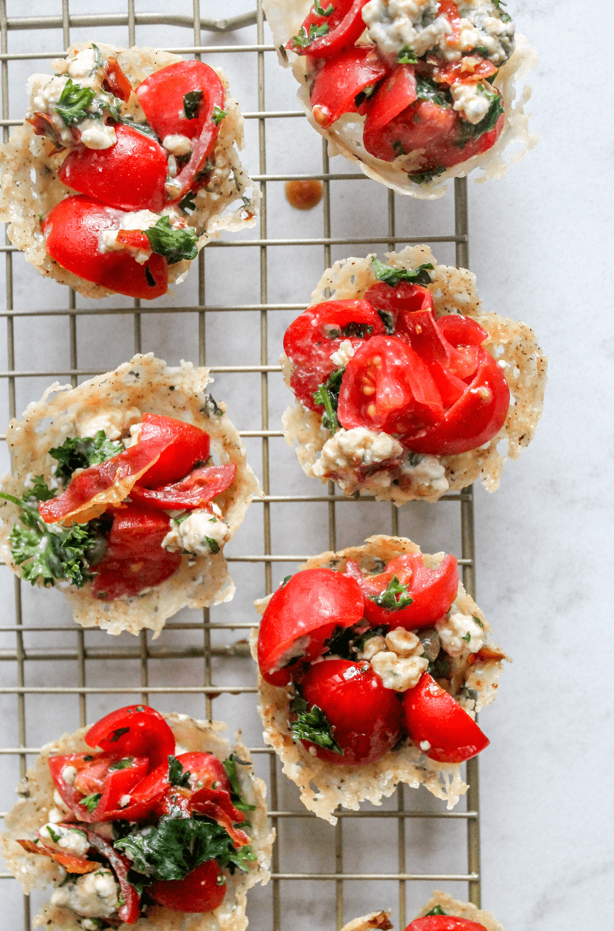 Bruschetta Frico Cups - bon abbetit